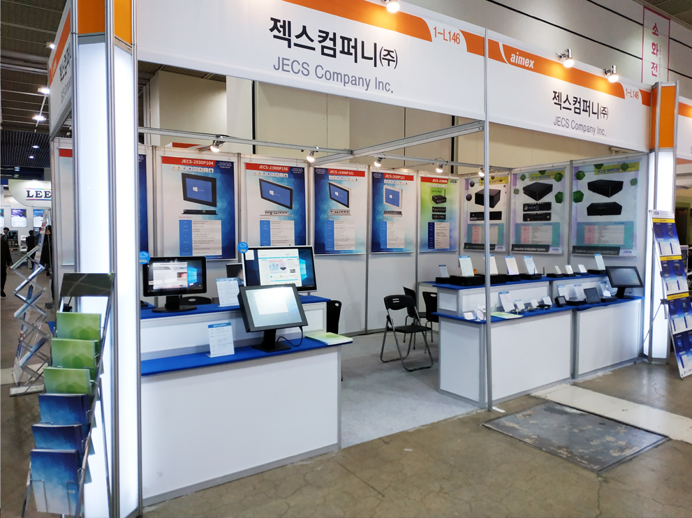 Smart Factory Automation World 2019 국제공장자동화전 젝스컴퍼니주 전시장 사진 Jecs